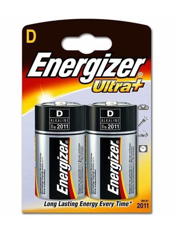 Baterie Energizer LR20, 2xD alkalická 89 Kč