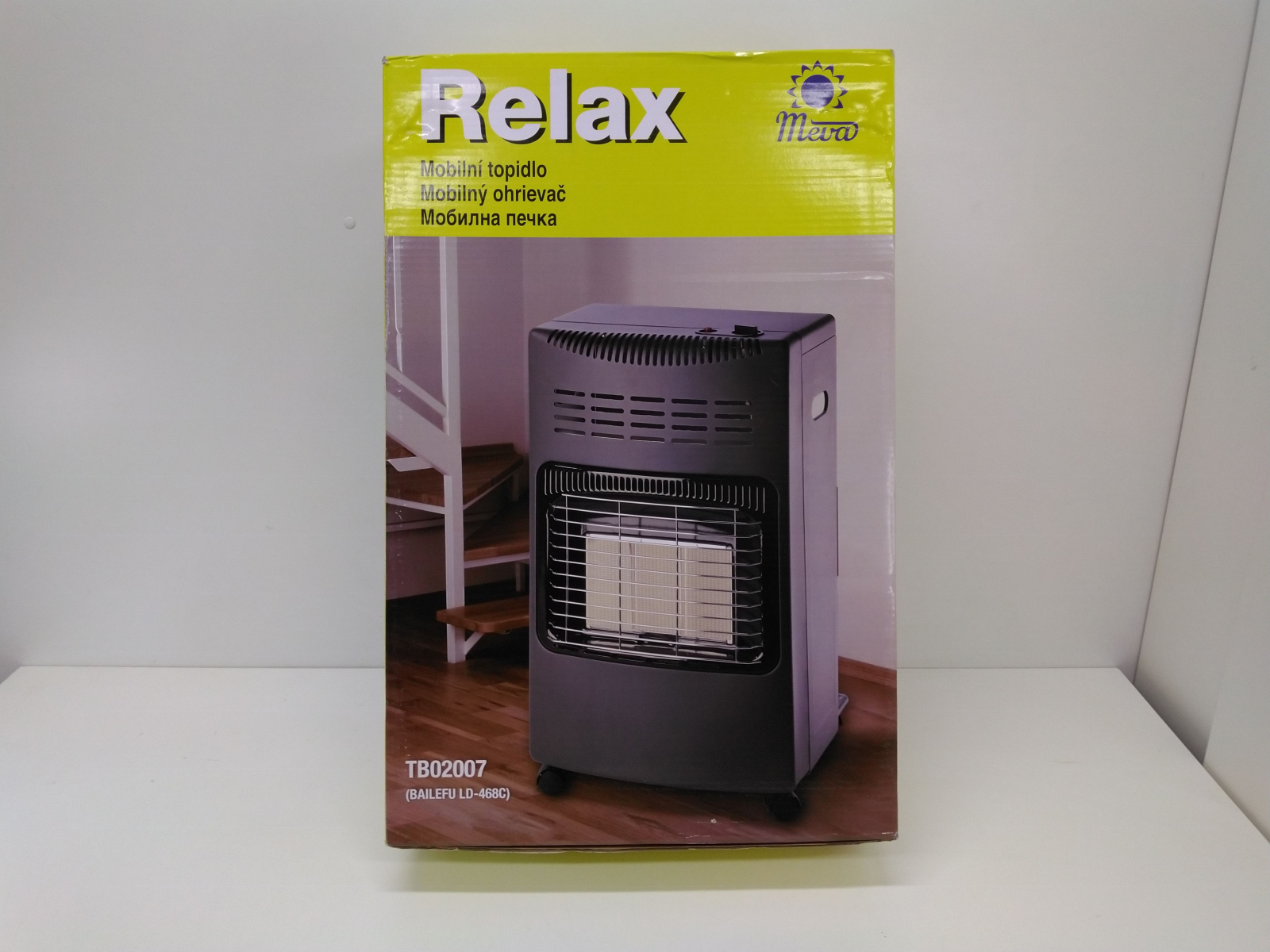 Meva Relax TB02007 kamna plynová, vč. připojení k 5/10/33kg PB lahvi ...
