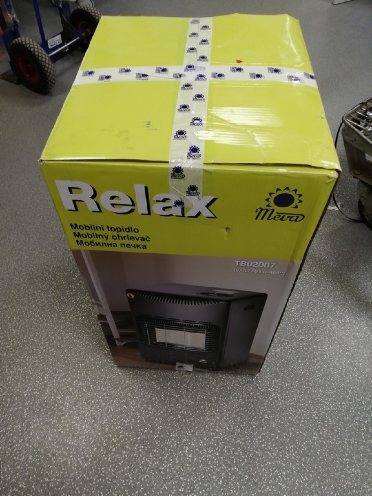 Meva Relax TB02007 kamna plynová, vč. sady na připojení 10kg PB 1690 Kč