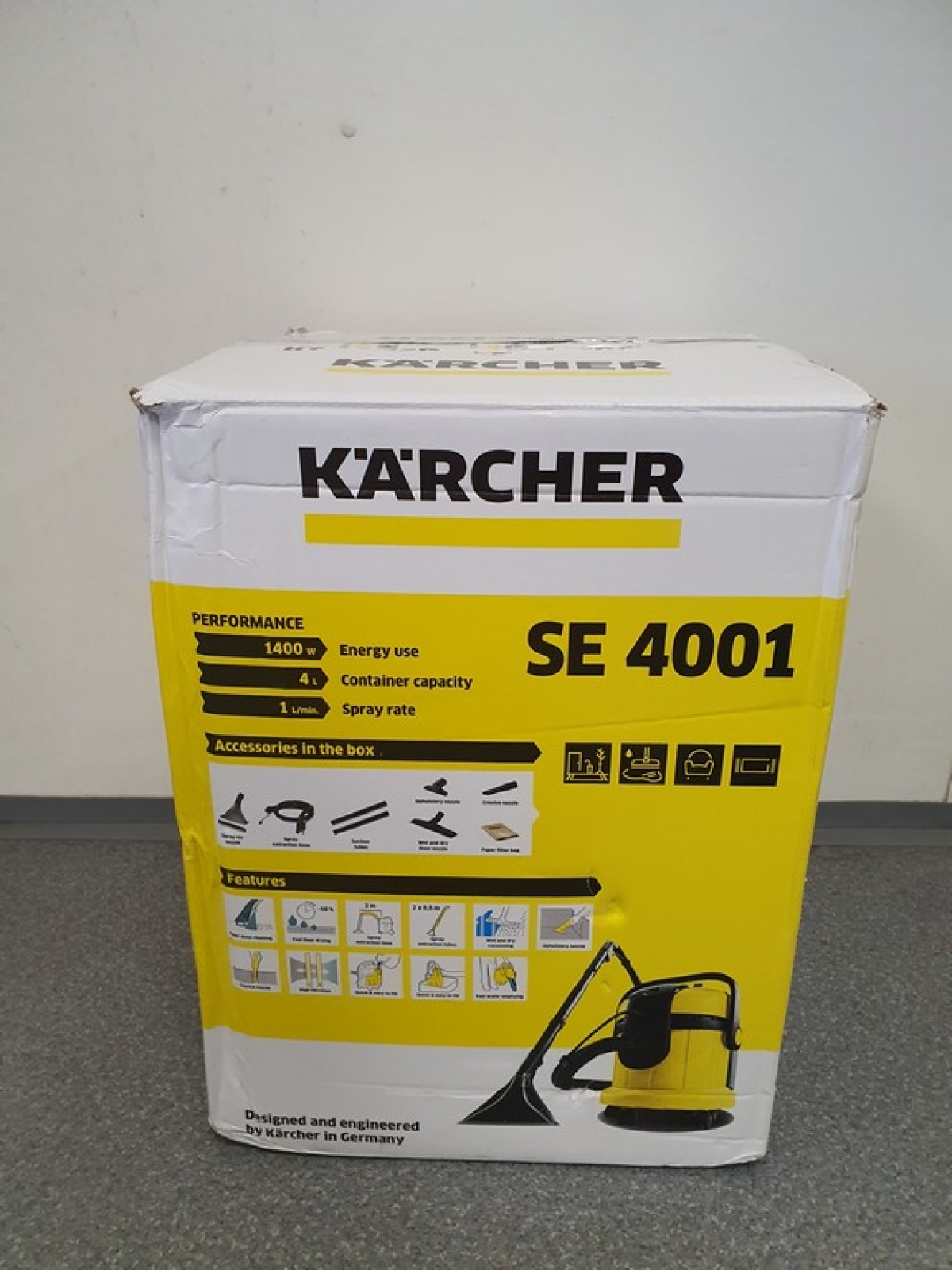 Vysavač/tepovač Karcher SE 4001 4690 Kč