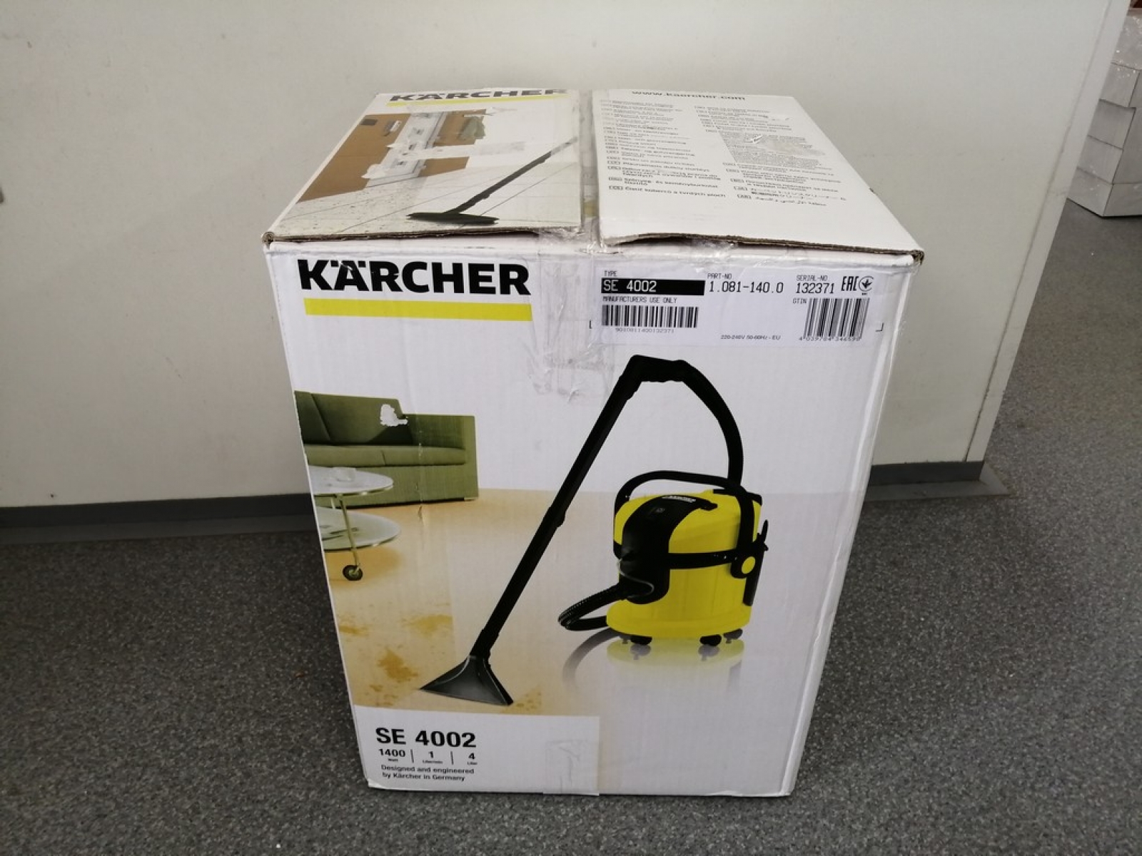 Vysavač/tepovač Karcher SE 4002 5590 Kč