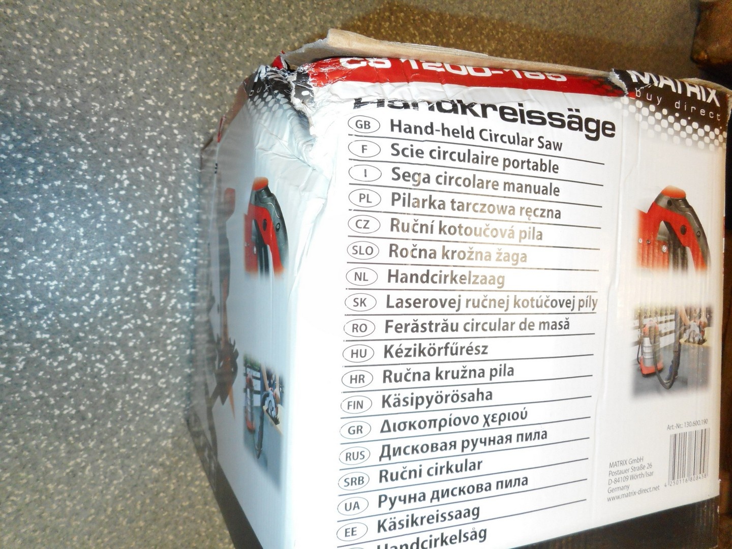 Pila kotoučová Matrix CS 1200-185 990 Kč