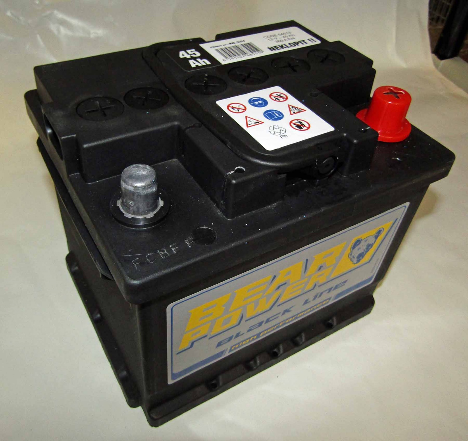 Autobaterie Bear Power 12V 45 Ah 360A +R 899 Kč