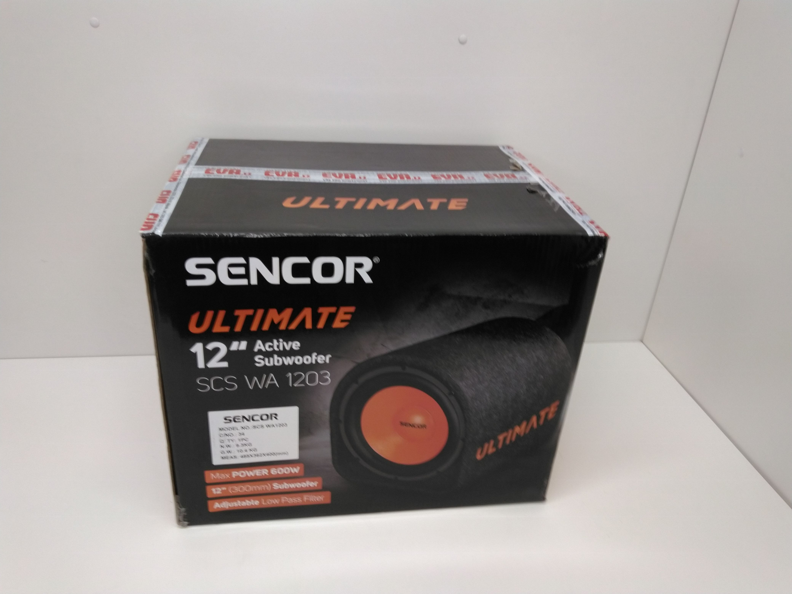 Subwoofer SENCOR SCS WA1203 aktivní 1990 Kč