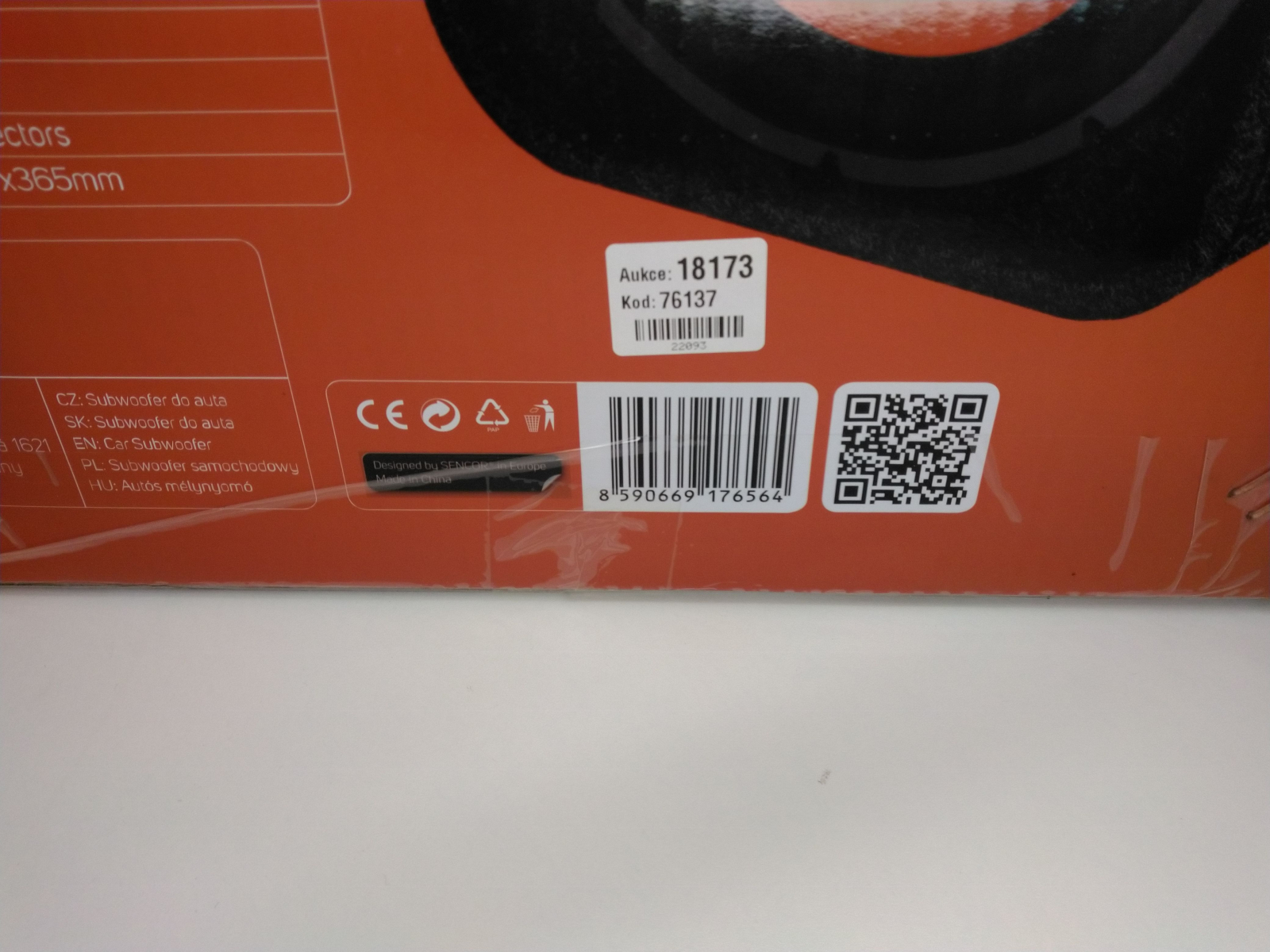 Subwoofer SENCOR SCS WA1203 aktivní 1990 Kč