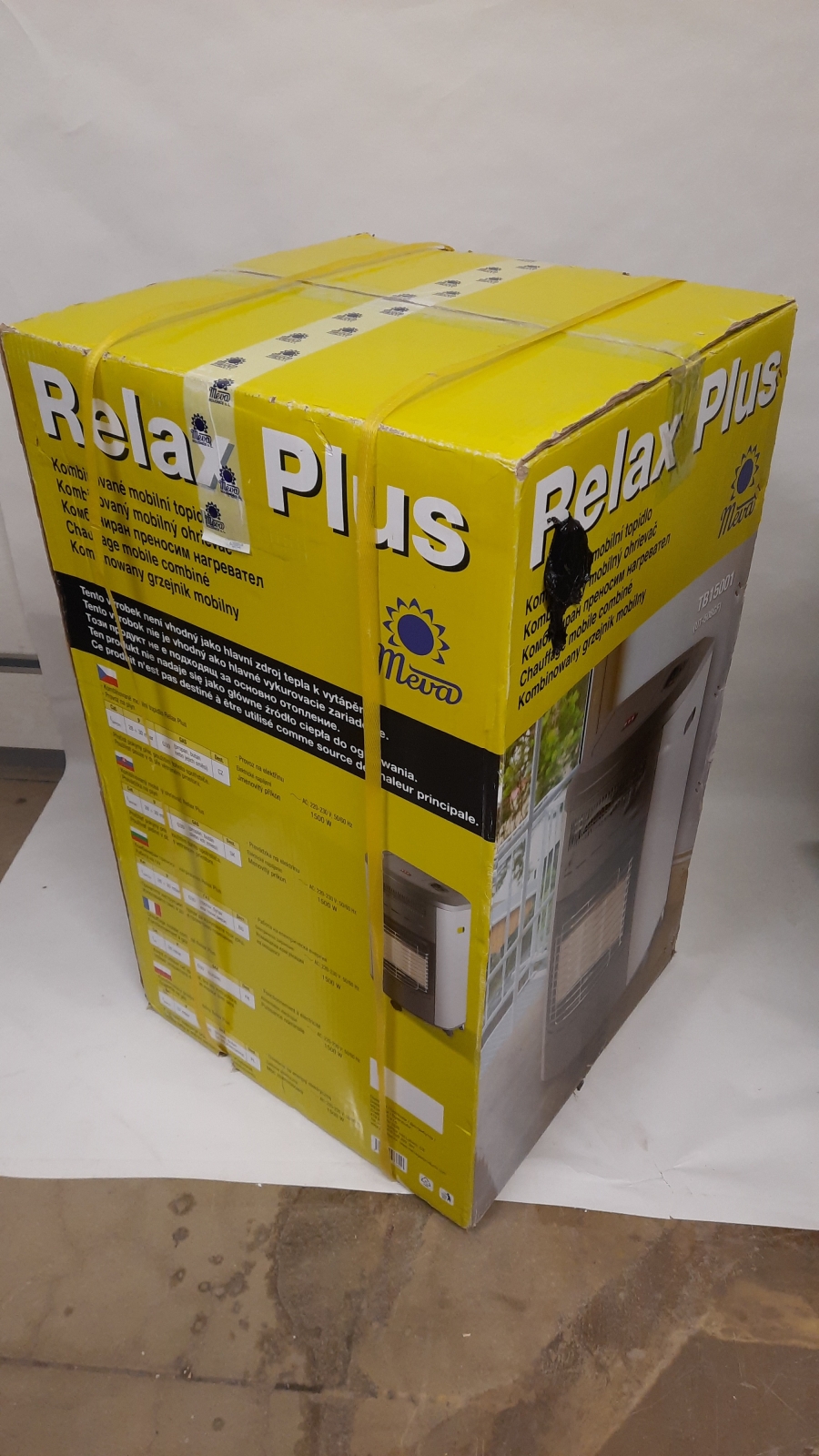 Meva Relax Plus TB15001 kamna plynová/elektro vč. sady na připojení k ...