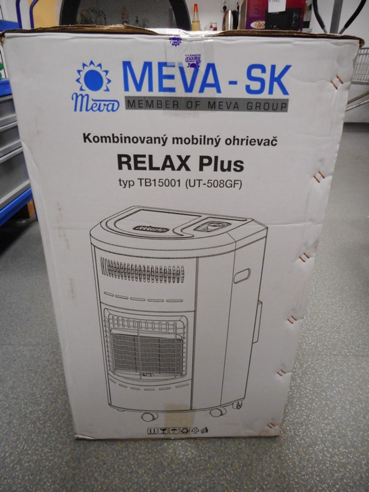 Meva Relax Plus TB15001 kamna plynová/elektro vč. sady na připojení k ...