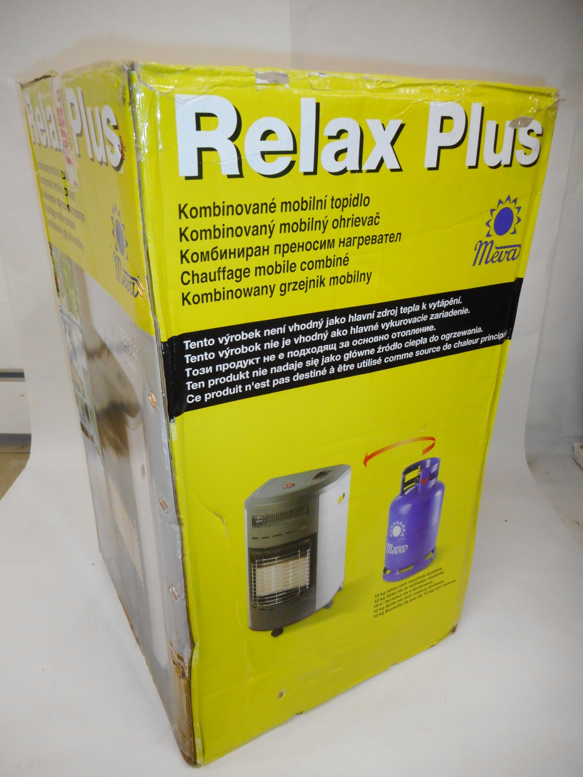 Meva Relax Plus TB15001 kamna plynová/elektro vč. sady na připojení k ...