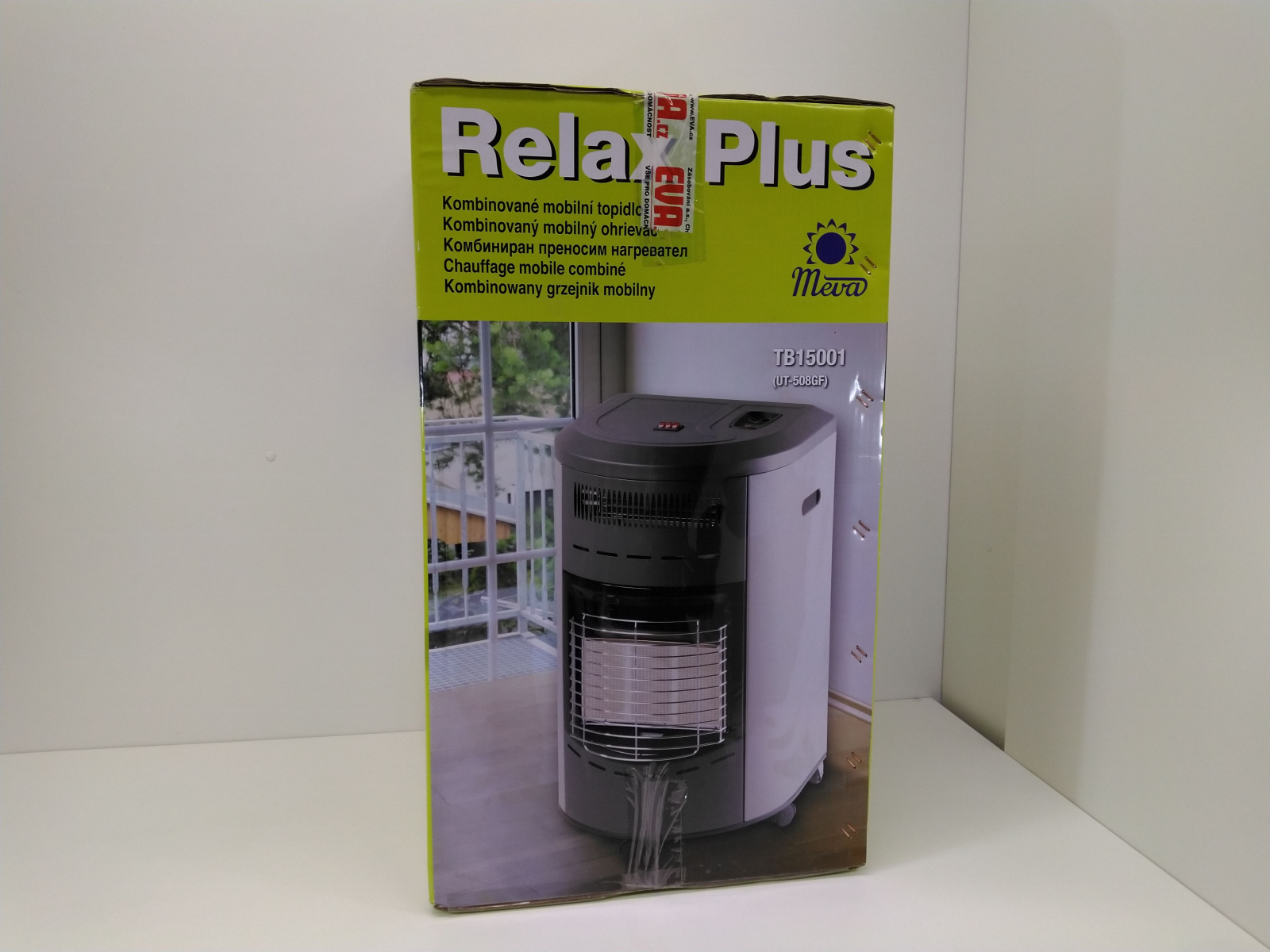 Meva Relax Plus TB15001 kamna plynová/elektro vč. připojení k 5/10/33kg ...