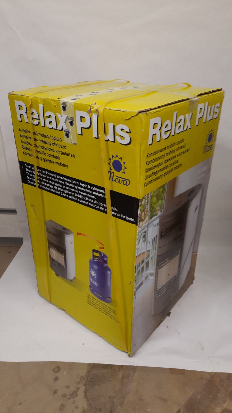 Meva Relax Plus TB15001 kamna plynová/elektro vč. sady na připojení k ...
