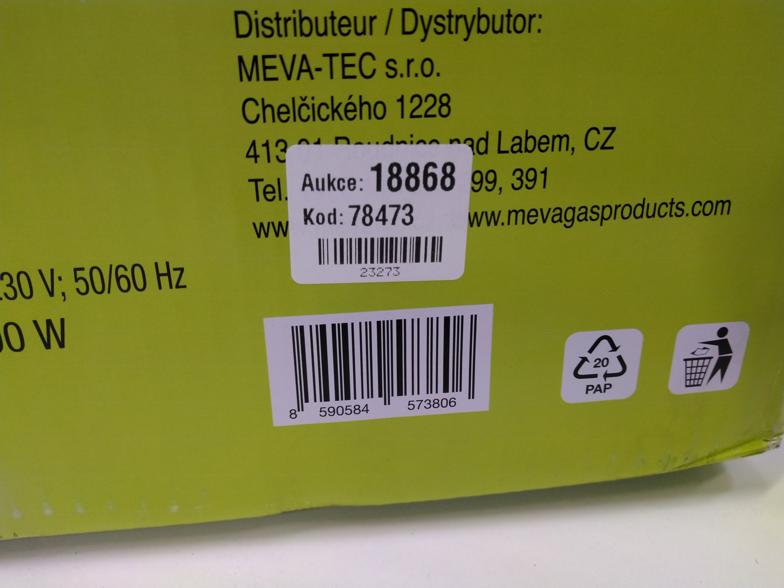 Meva Relax Plus TB15001 kamna plynová/elektro vč. připojení k 5/10/33kg ...