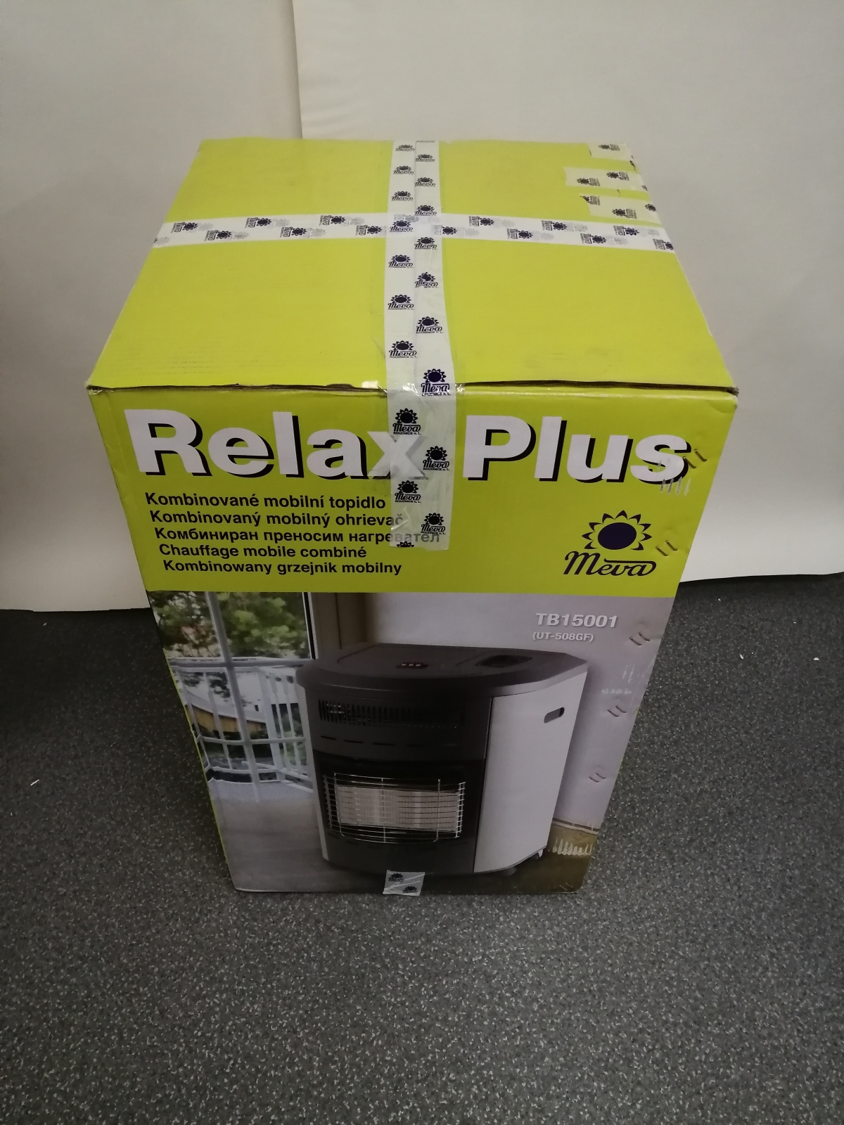 Meva Relax Plus TB15001 kamna plynová/elektro vč. sady na připojení k ...