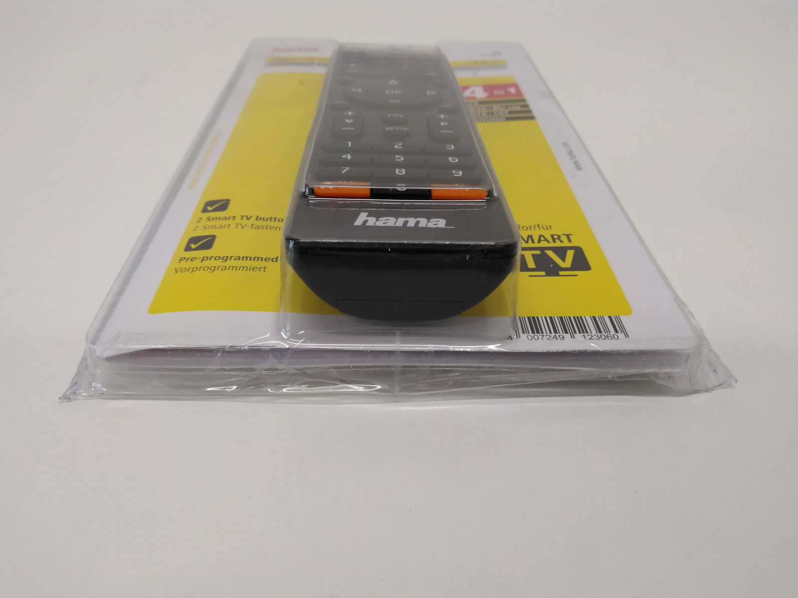 Dálkový ovladač HAMA 12306 univerzální 4 v 1 SMART TV 139 Kč