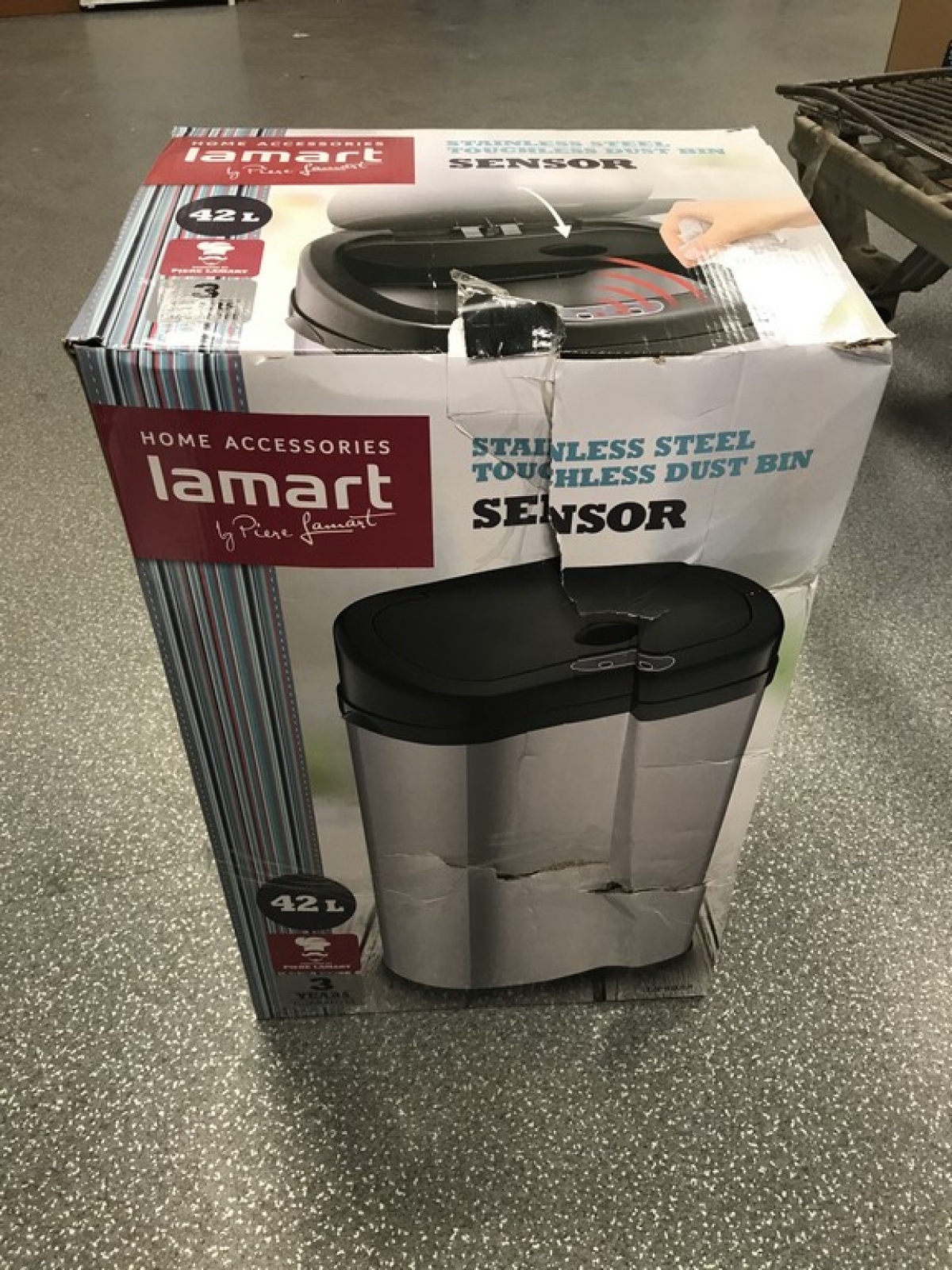 Koš odpadkový Lamart Sensor LT8022 42l bezdotykový 900 Kč