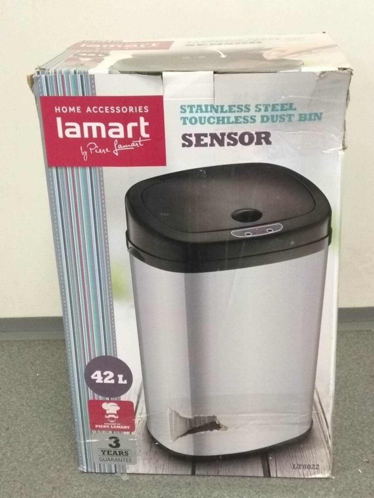 Koš odpadkový Lamart Sensor LT8022 42l bezdotykový 1100 Kč