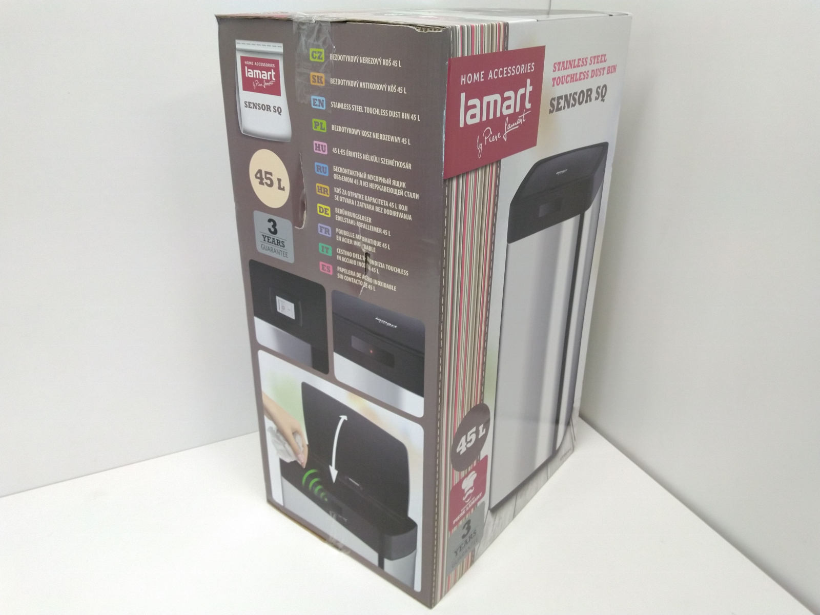 Koš odpadkový Lamart Sensor LT8044 45l bezdotykový 1190 Kč