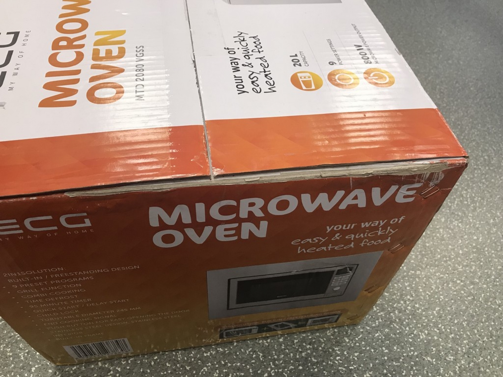 Mikr.trouba ECG MTD 2080 VGSS s vestavným rámečkem 2190 Kč