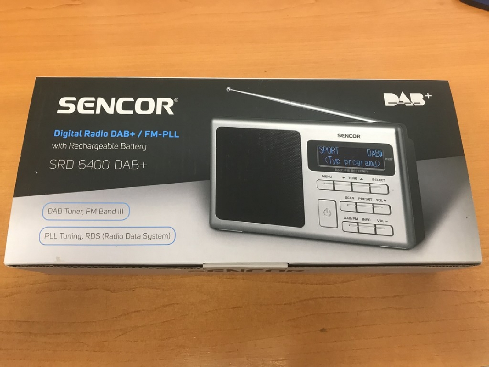 Rádio SENCOR SRD 6400 DAB+ 850 Kč