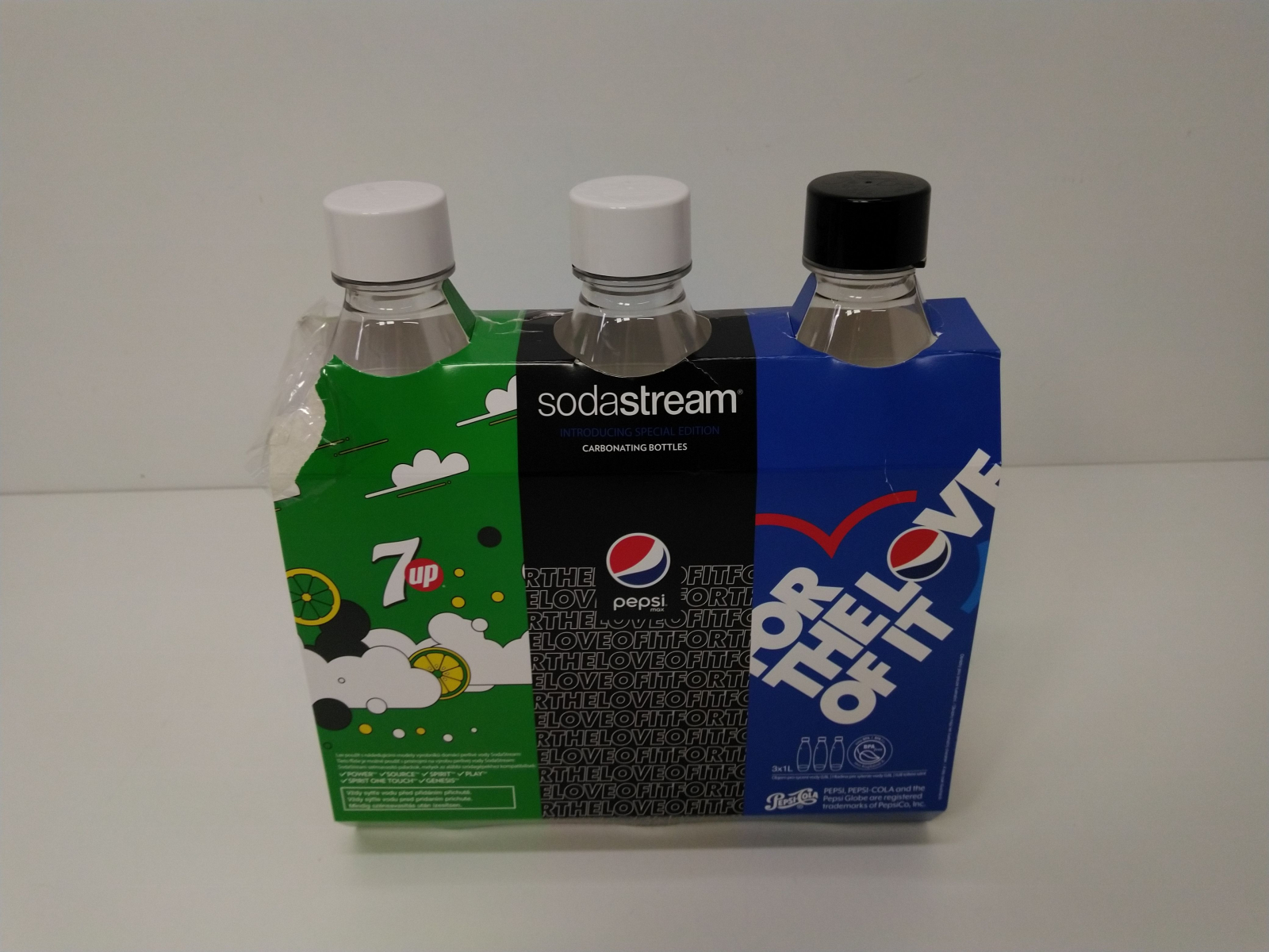 SODASTREAM lahve 1l TriPack Fuse Pepsi 329 Kč