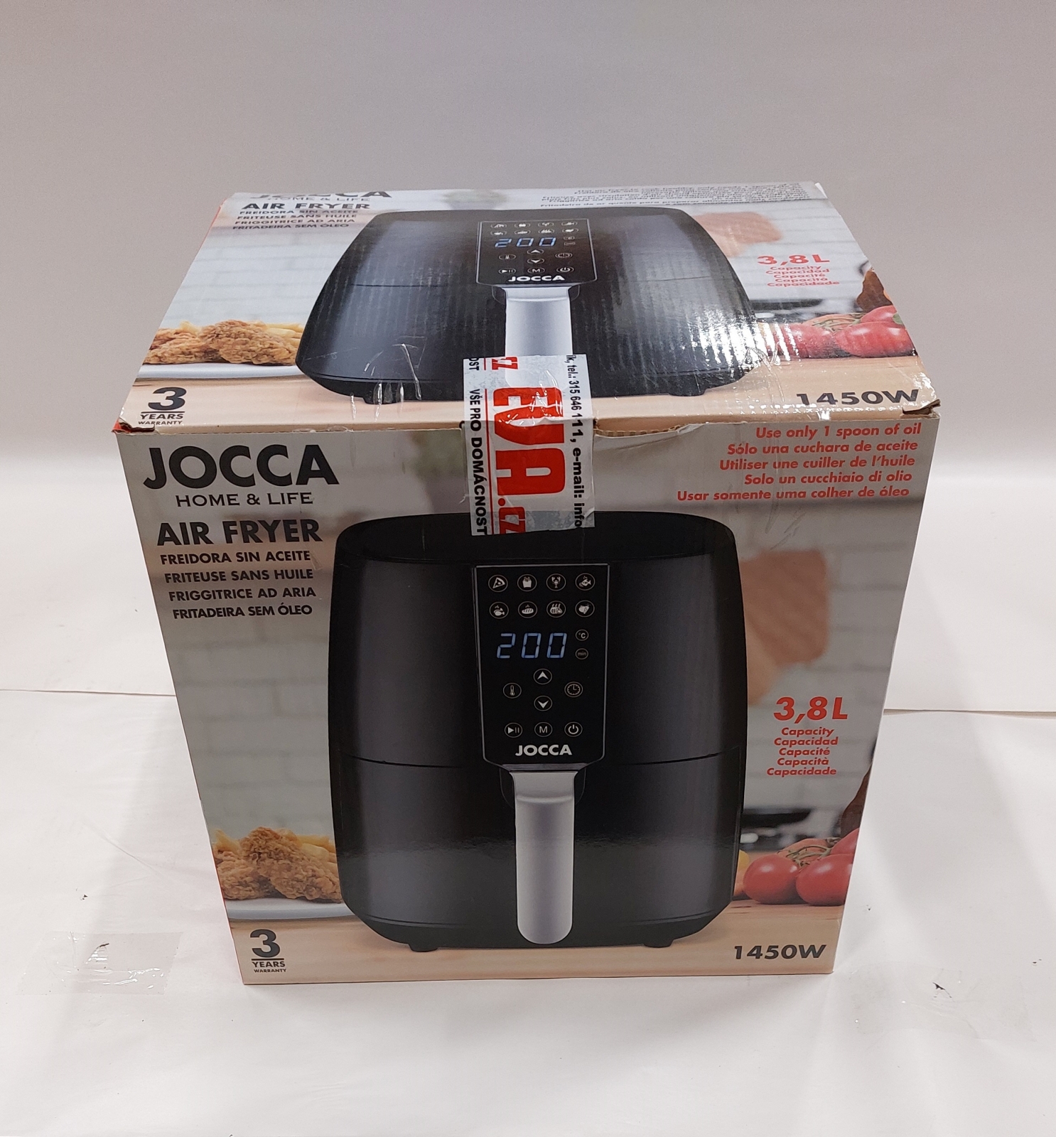 Fritéza JOCCA 1507 horkovzdušná digitální 1190 Kč