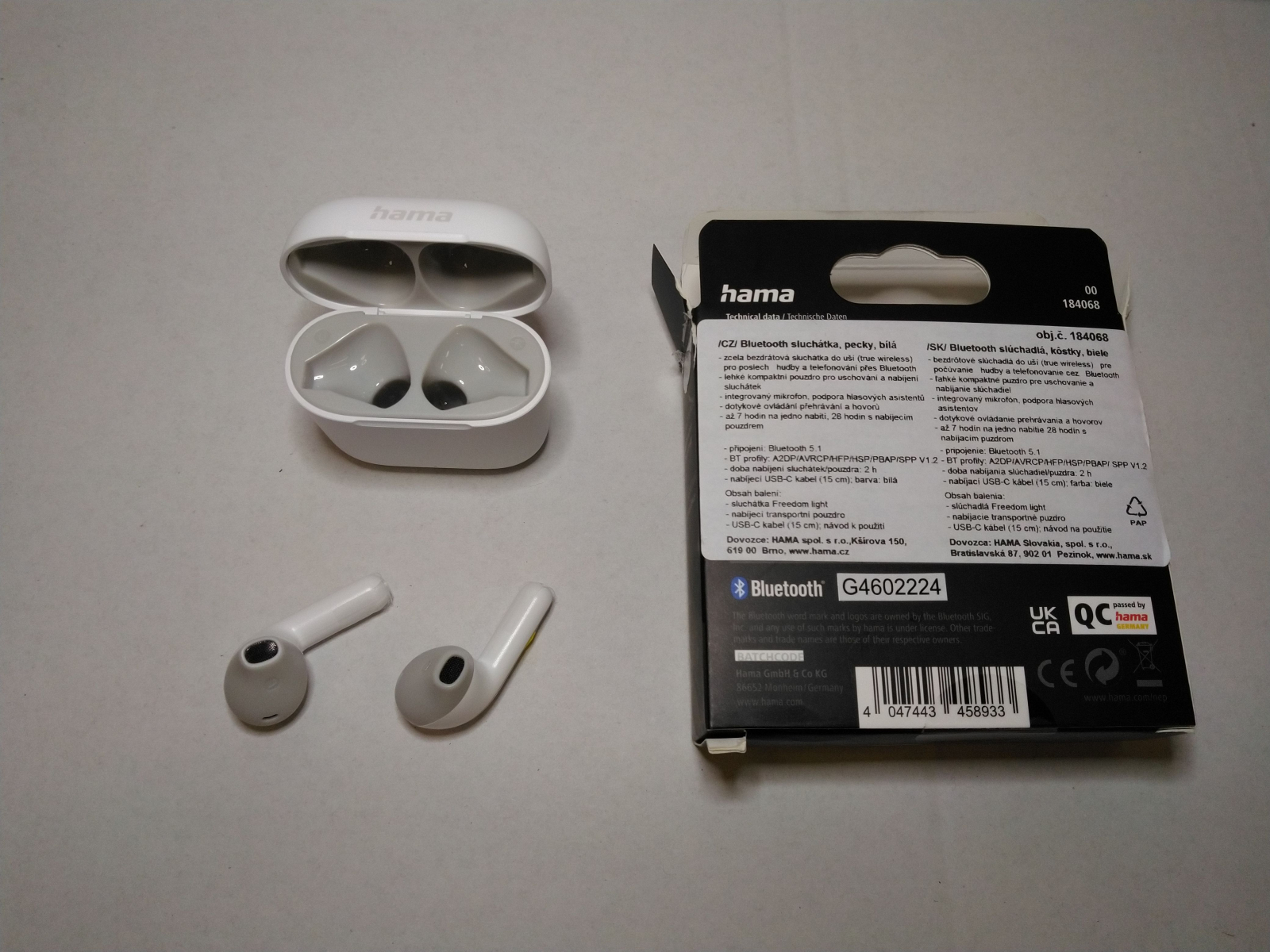 Sluchátka HAMA Freedom Light, Bluetooth s mikrofonem 419 Kč