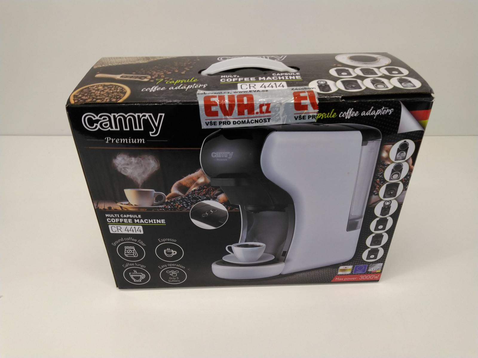 Espresso Camry CR 4414 multi kapsle 1890 Kč