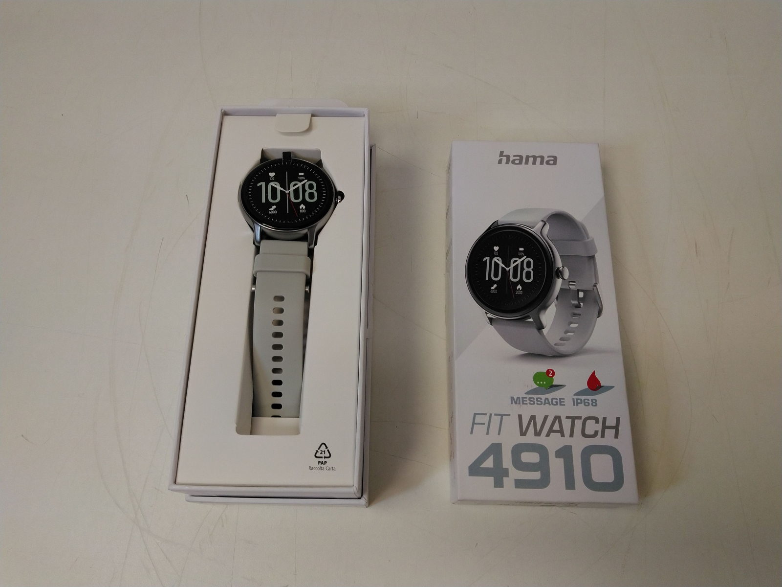 Chytré hodinky Hama Fit Watch 4910, šedé 390 Kč