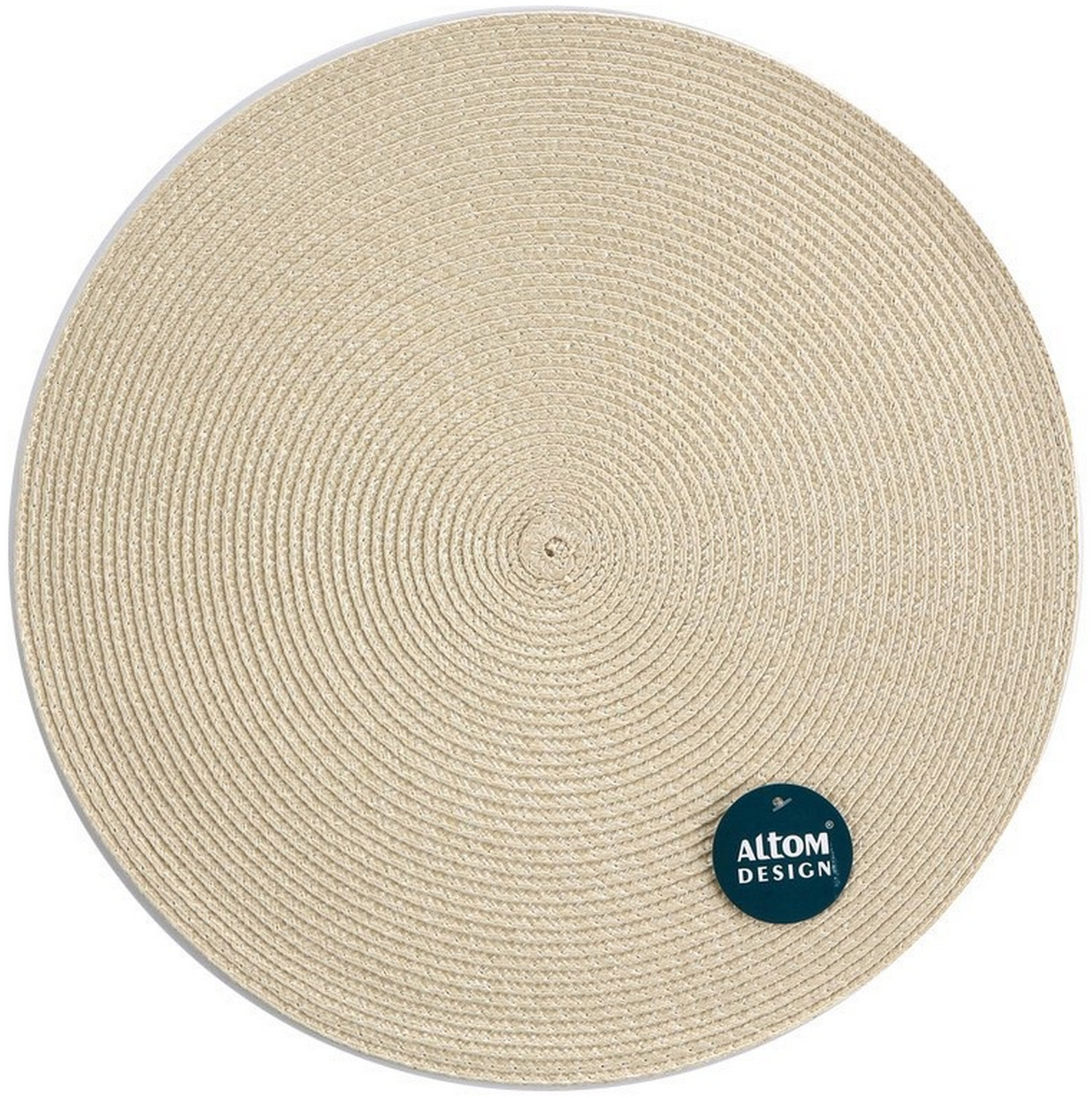 Prostírání kulaté béžové 38 cm 39 Kč