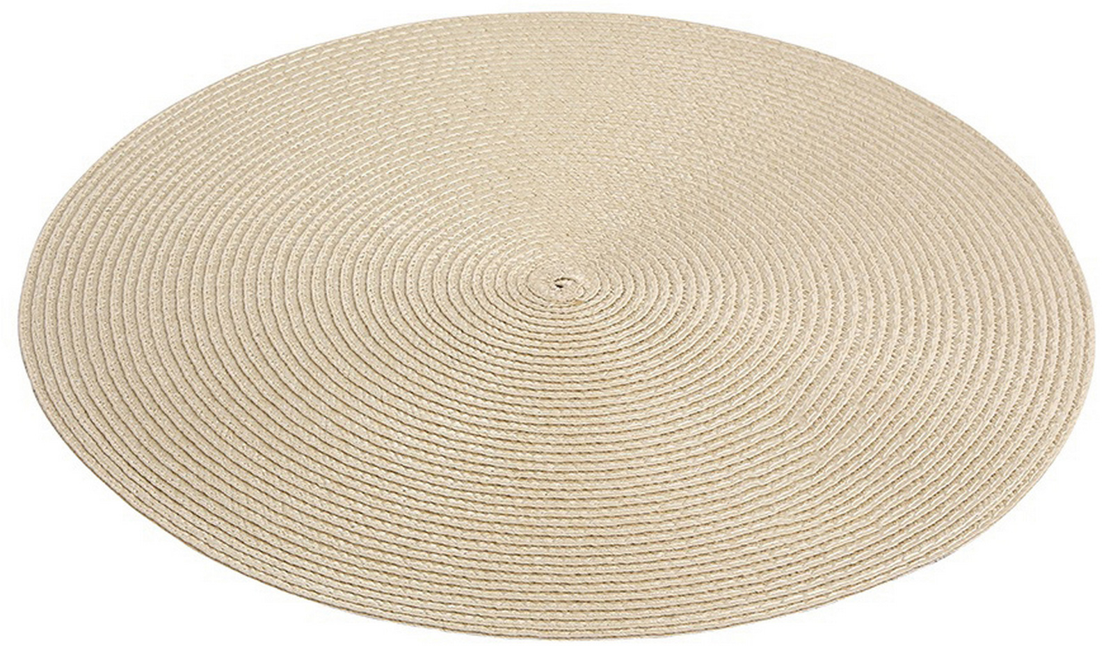 Prostírání kulaté béžové 38 cm 39 Kč