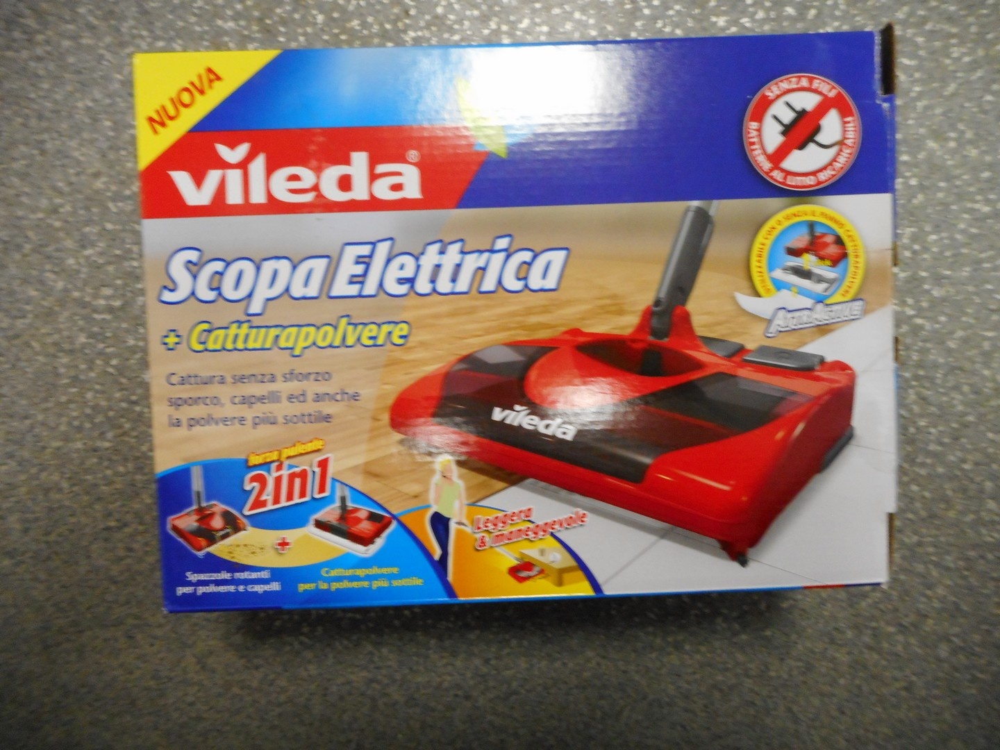 AKU smeták VILEDA elektrický E-sweeper 849 Kč