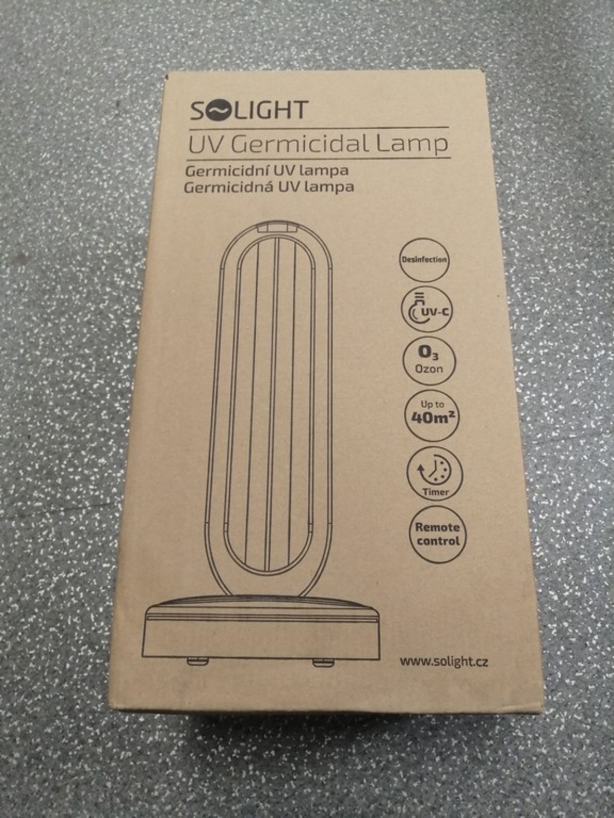 Solight germicidní UV lampa GL01 1090 Kč