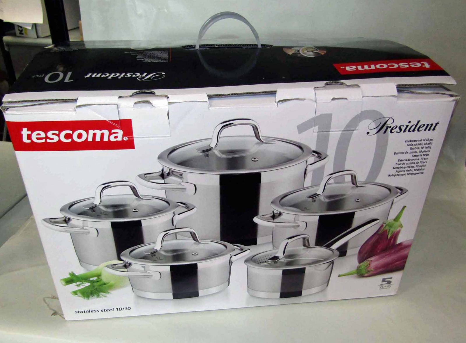 Sada nádobí Tescoma President 10 dílů 3399 Kč