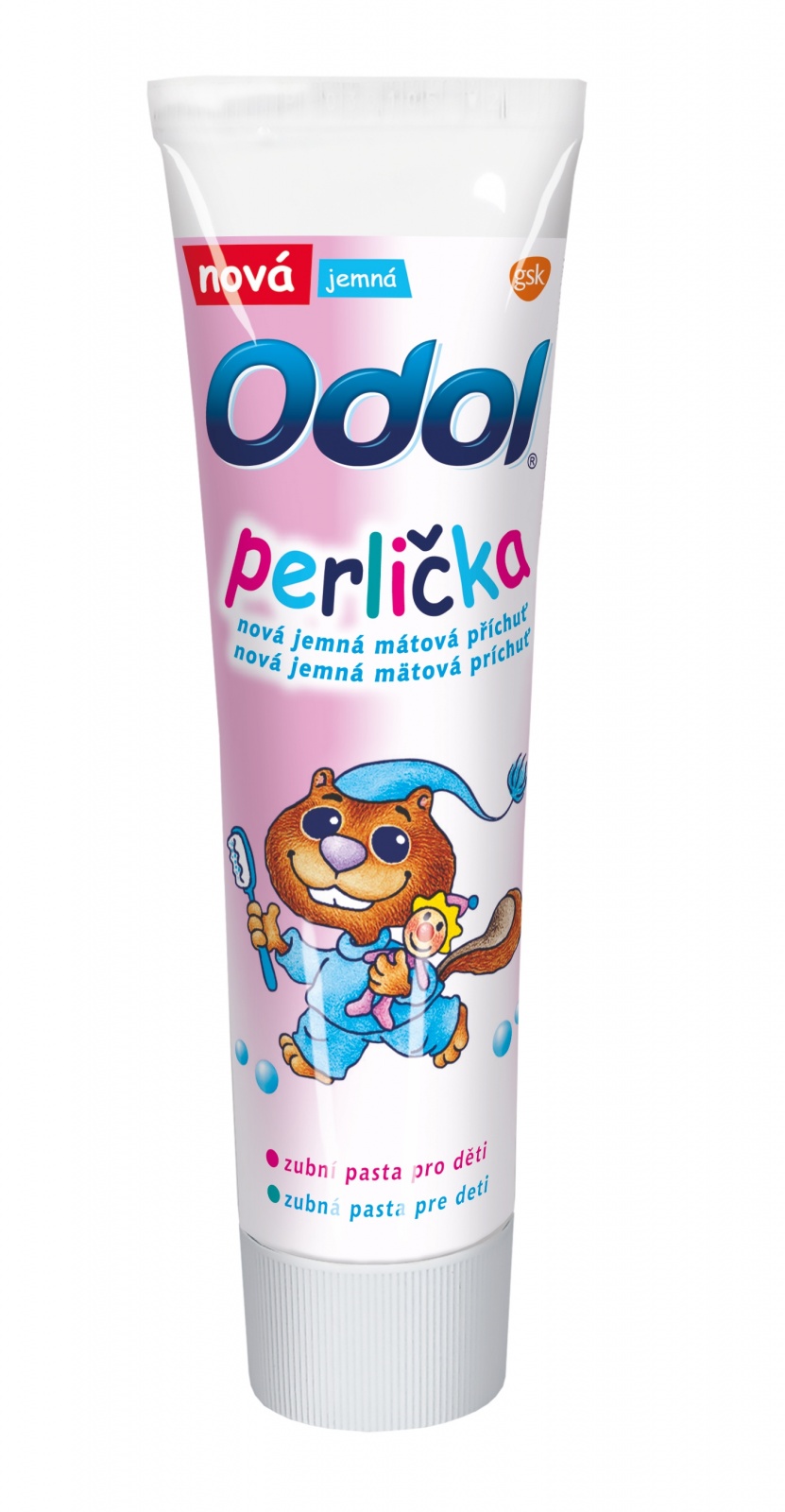 Zubní pasta ODOL Perlička růžová 50 ml 25 Kč