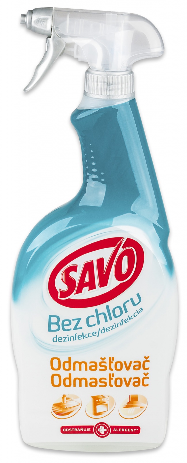SAVO bez chloru Odmašťovač 700 ml 55 Kč