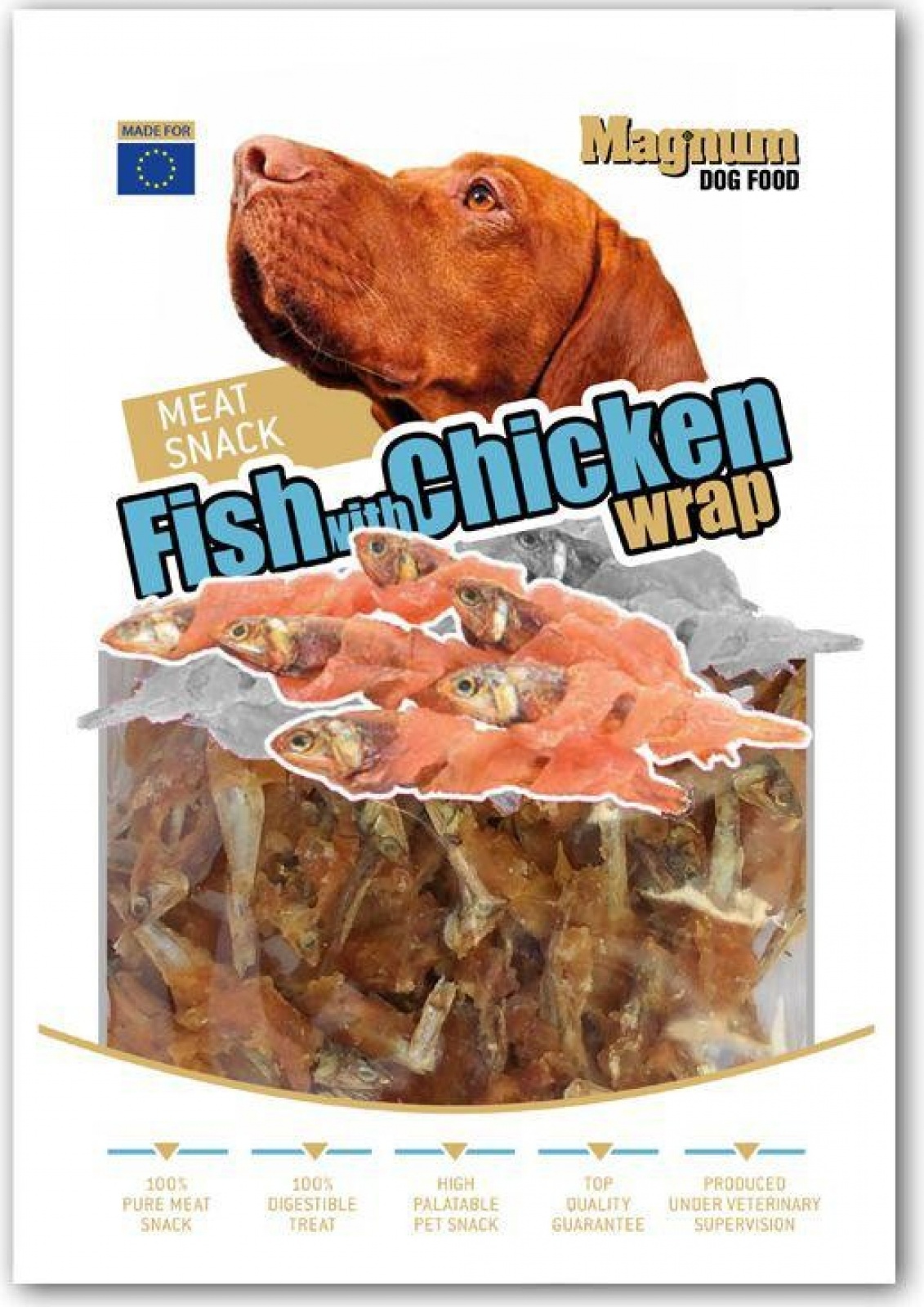 MAGNUM Fish with Chicken Wrap 80 g 38 Kč