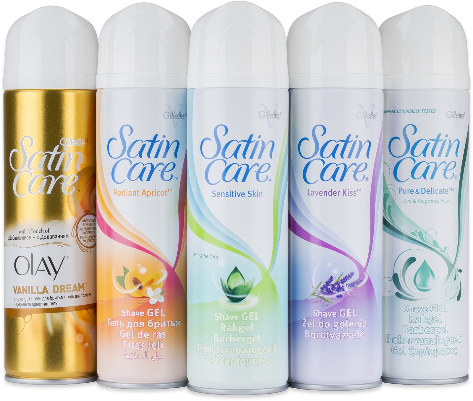 GILLETTE Satin Care Sensitive Skin gel 200 ml 59 Kč