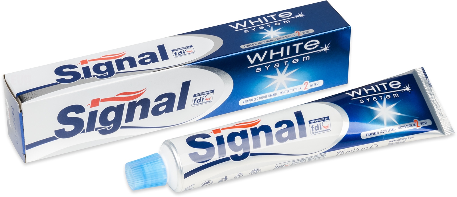 Zubní pasta SIGNAL White System 75 ml 35 Kč