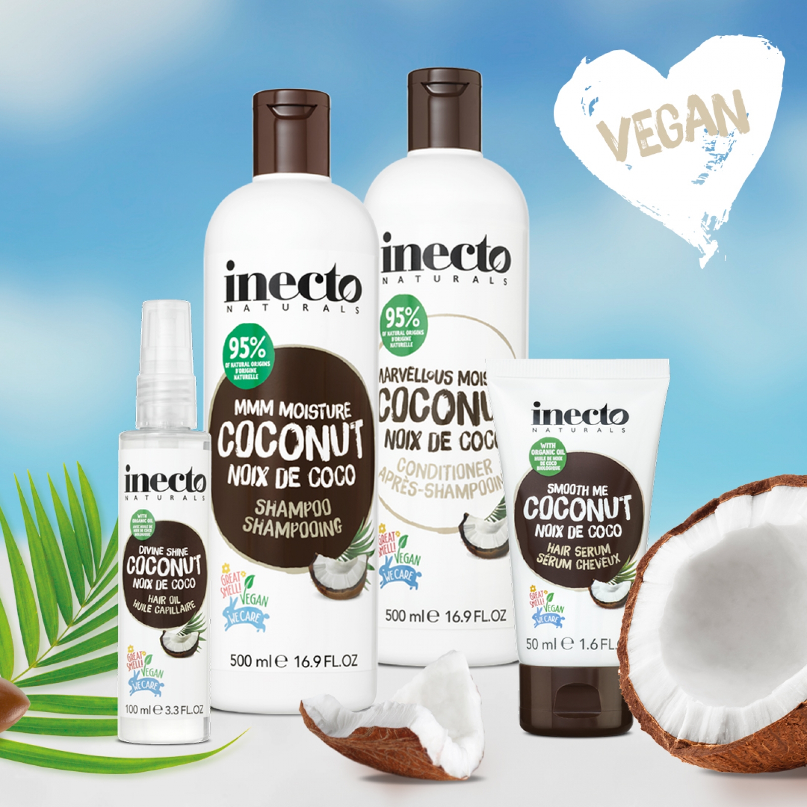 Šampon INECTO Naturals Coconut 500 ml 69 Kč