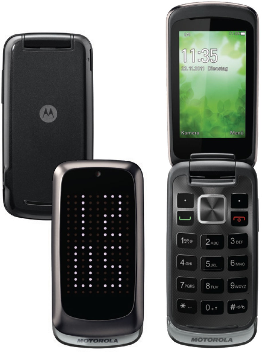 Telefon MOTOROLA Gleam+ (WX308) Dark Mercury Silve 1849 Kč