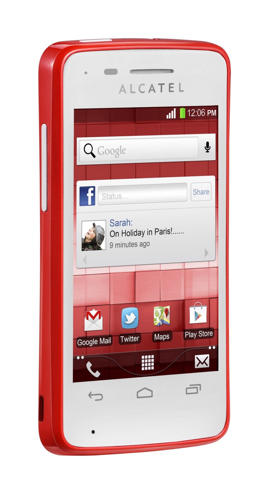 Telefon ALCATEL ONETOUCH 4010D T´Pop Flash Red 1790 Kč
