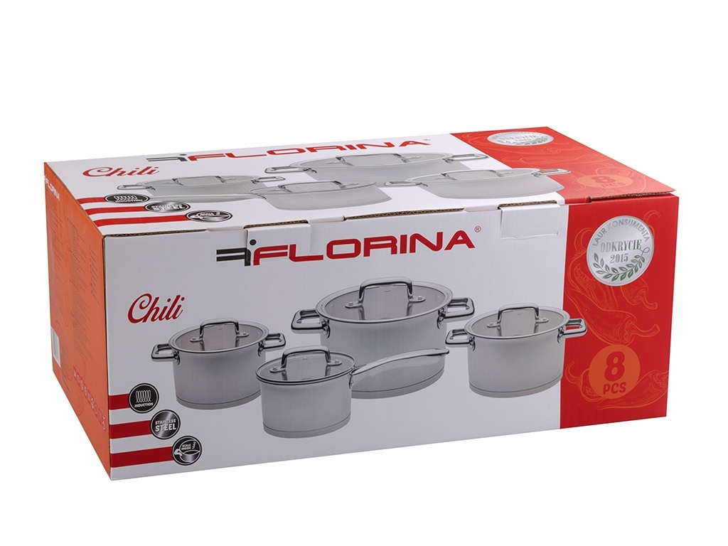 Sada nádobí Florina Chili 8 ks 1499 Kč